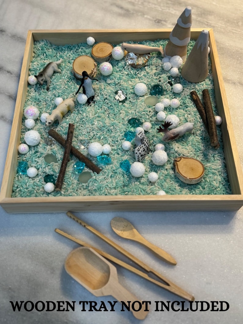 Arctic Sensory Bin, Sensory Kit, Sensory Play, Winter Themed, Arctic ...