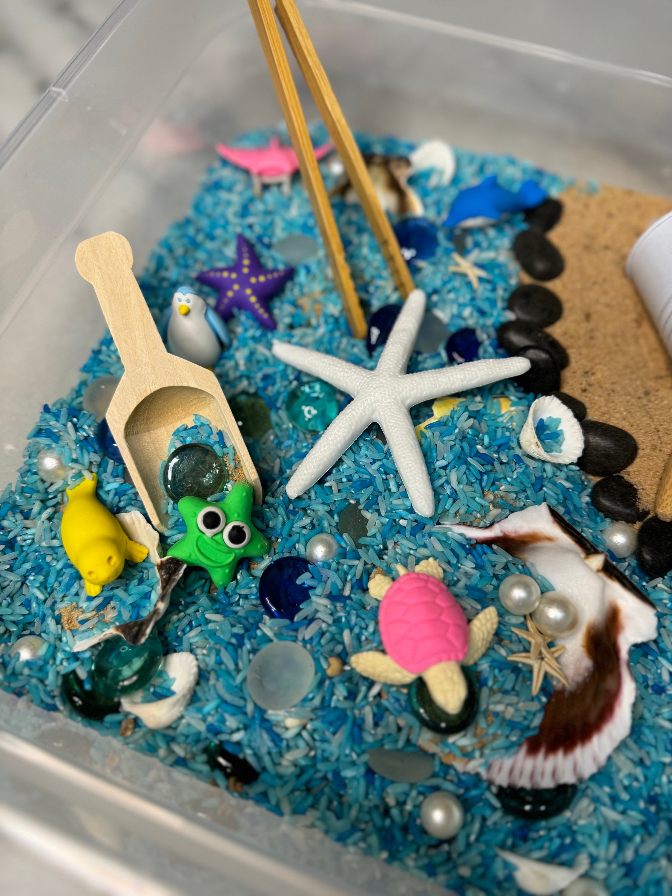 Ocean Sensory Bin, Sensory Kit, Sensory Play, Ocean Themed, Kids Gift ...
