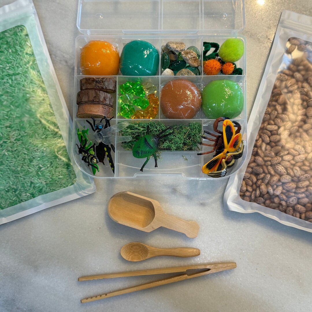 Insect Playdough Sensory Bin Bundle, Sensory Kit, Insect Kit, Playdough ...