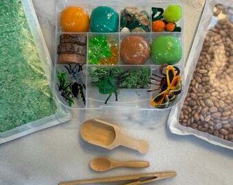 Unicorn Playdough Sensory Bin Bundle, Sensory Kit, Unicorn Kit ...