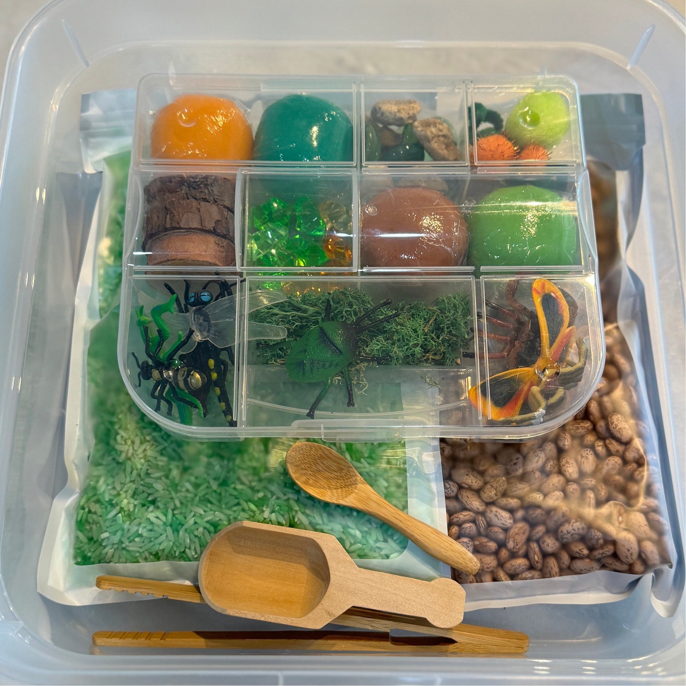 Insect Playdough Sensory Bin Bundle, Sensory Kit, Insect Kit, Playdough ...