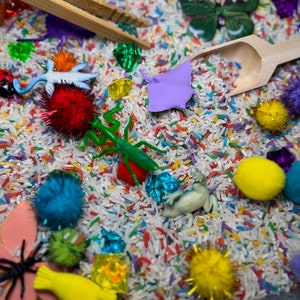 Rainbow Sensory Bin, Color Sorting Sensory Kit, Sensory Play, Kids Gift ...