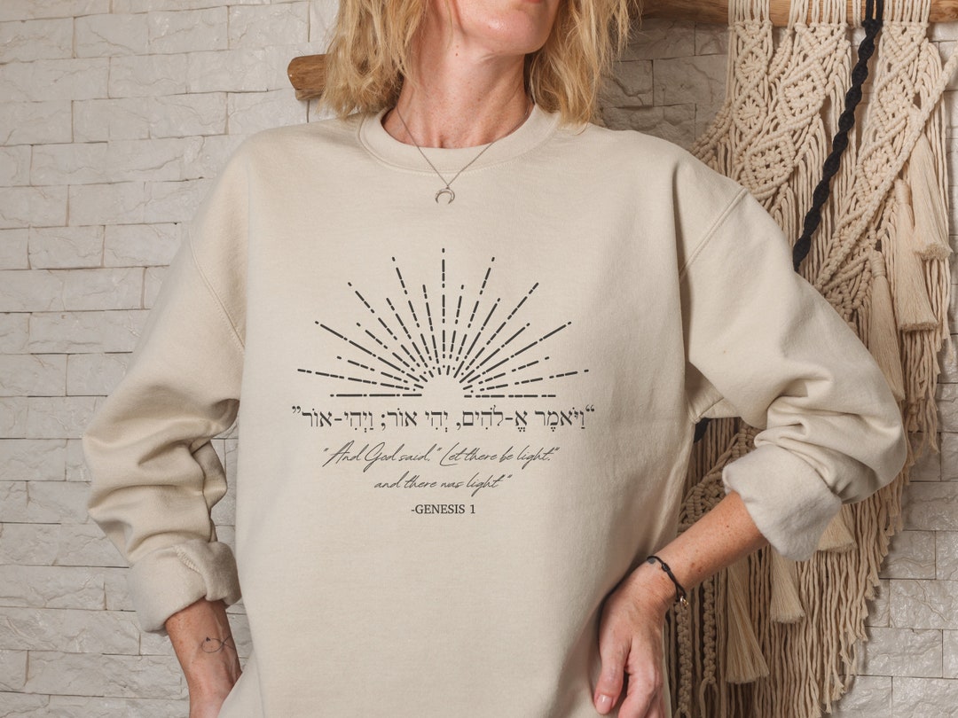Genesis 1 Verse Sweatshirt Genesis 1 Verse Hoodie Genesis 1 - Etsy