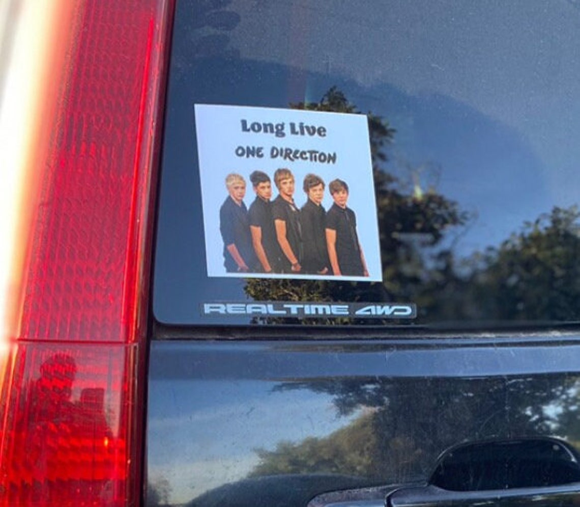 One Direction Car Bumper Sticker - Etsy