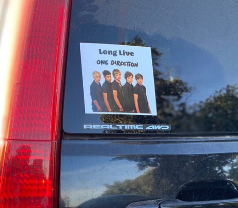 One Direction Car Bumper Sticker - Etsy