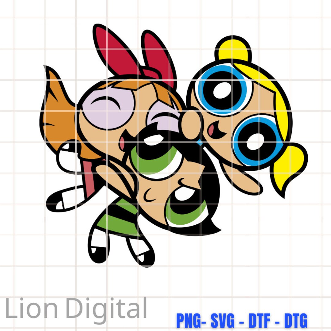 Powerpuff Girls T-shirt Design, Powerpuff Girls PNG, Powerpuff Girls ...