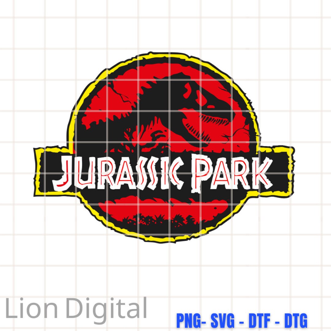 Jurassic World SVG Vector Jurassic Park Design SVG Jurassic World Movie ...