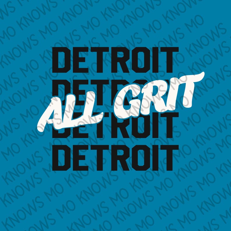 All Grit SVG Bundle, Detroit Lions SVG, Detroit Football SVG, Digital ...
