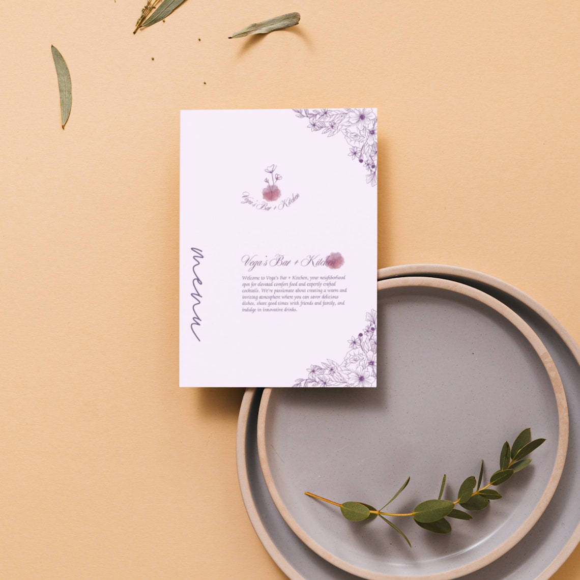 Editable Restaurant Menu Template | Customizable Food & Drink Menu for ...