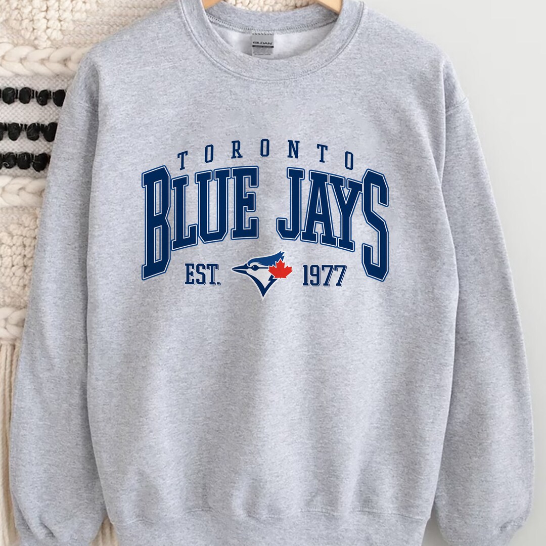 Vintage Toronto Blue Jays Sweatshirt Toronto Baseball Hoodie - Etsy UK