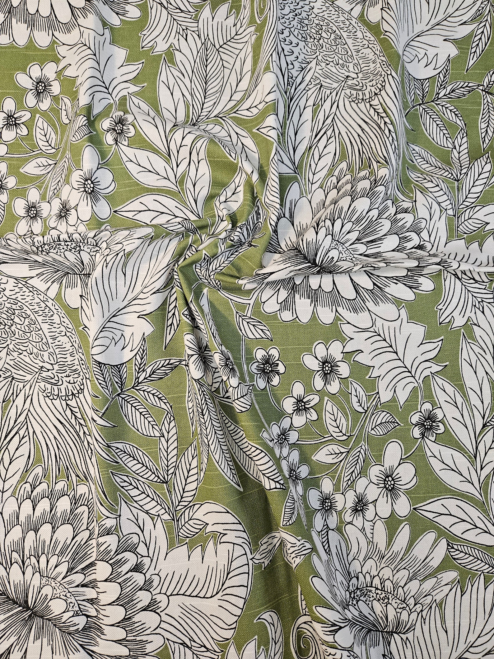 Ballard Designs Fabric Sample Pheasant Fern 100%cotton 3535 - Etsy