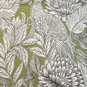 Ballard Designs Fabric Sample Pheasant Fern 100%cotton 3535 - Etsy