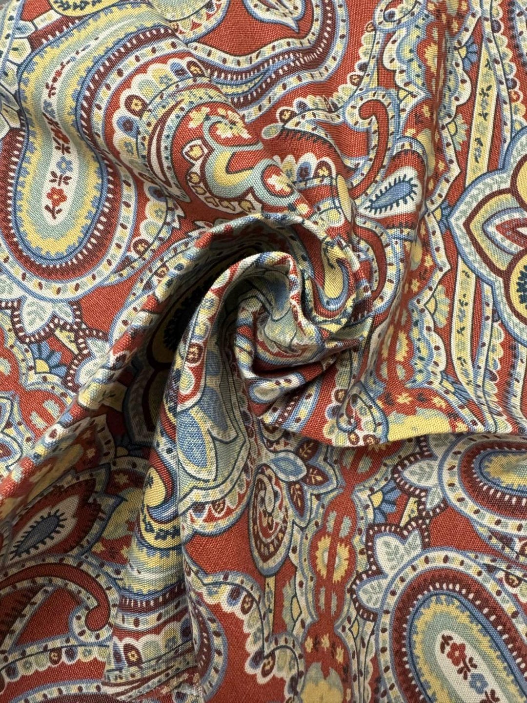 Lee Jofa Fabric Samle Alsaca Paisley - Etsy