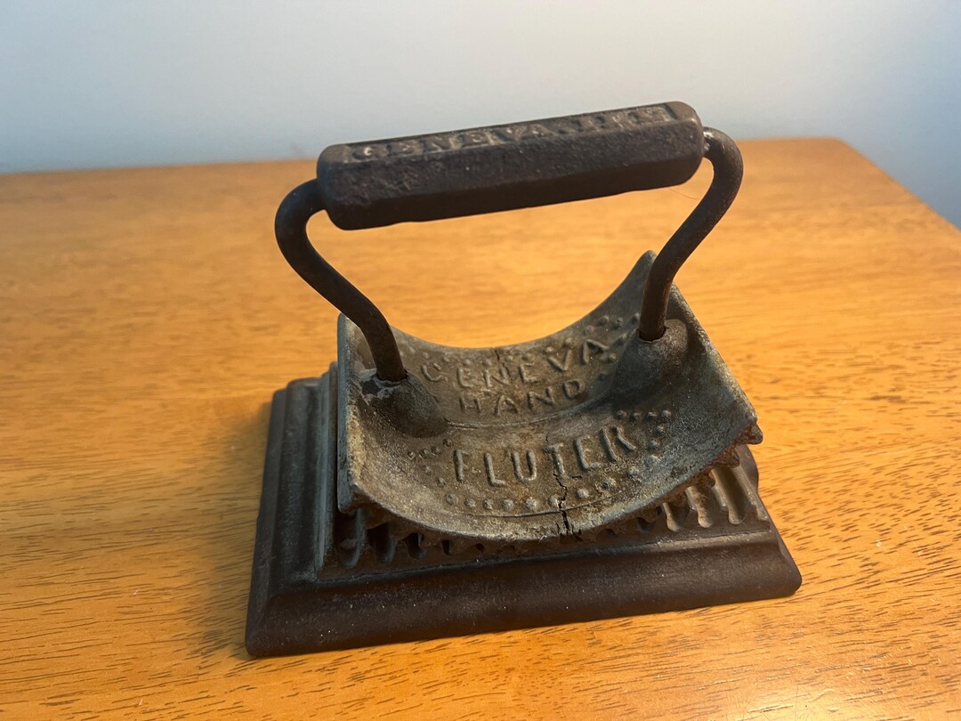 Antique Cast Iron Geneva Hand Fluter 1866 - Etsy