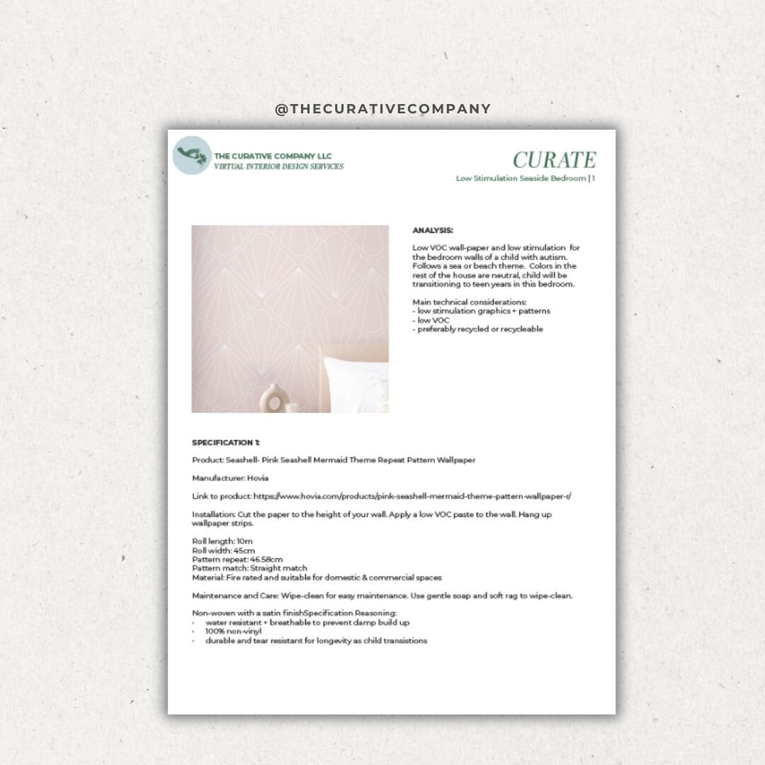 Curate Virtual Interior Design Service Sustainable - Etsy