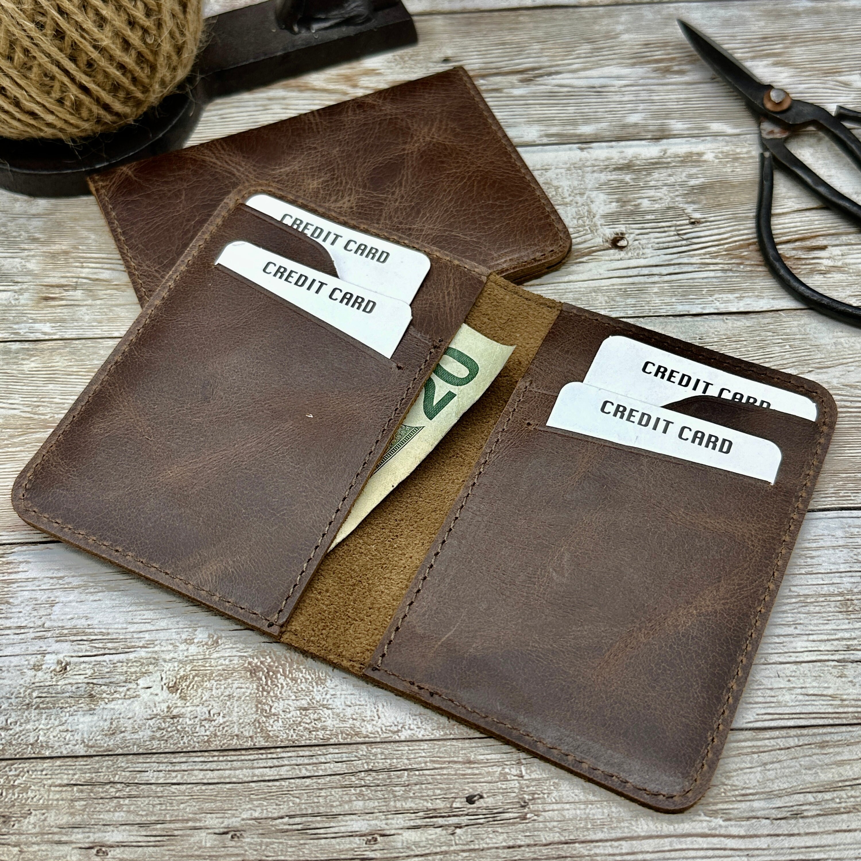 Front Pocket Wallet,mens Wallet,minimalist Leather Wallet,slim Wallet ...