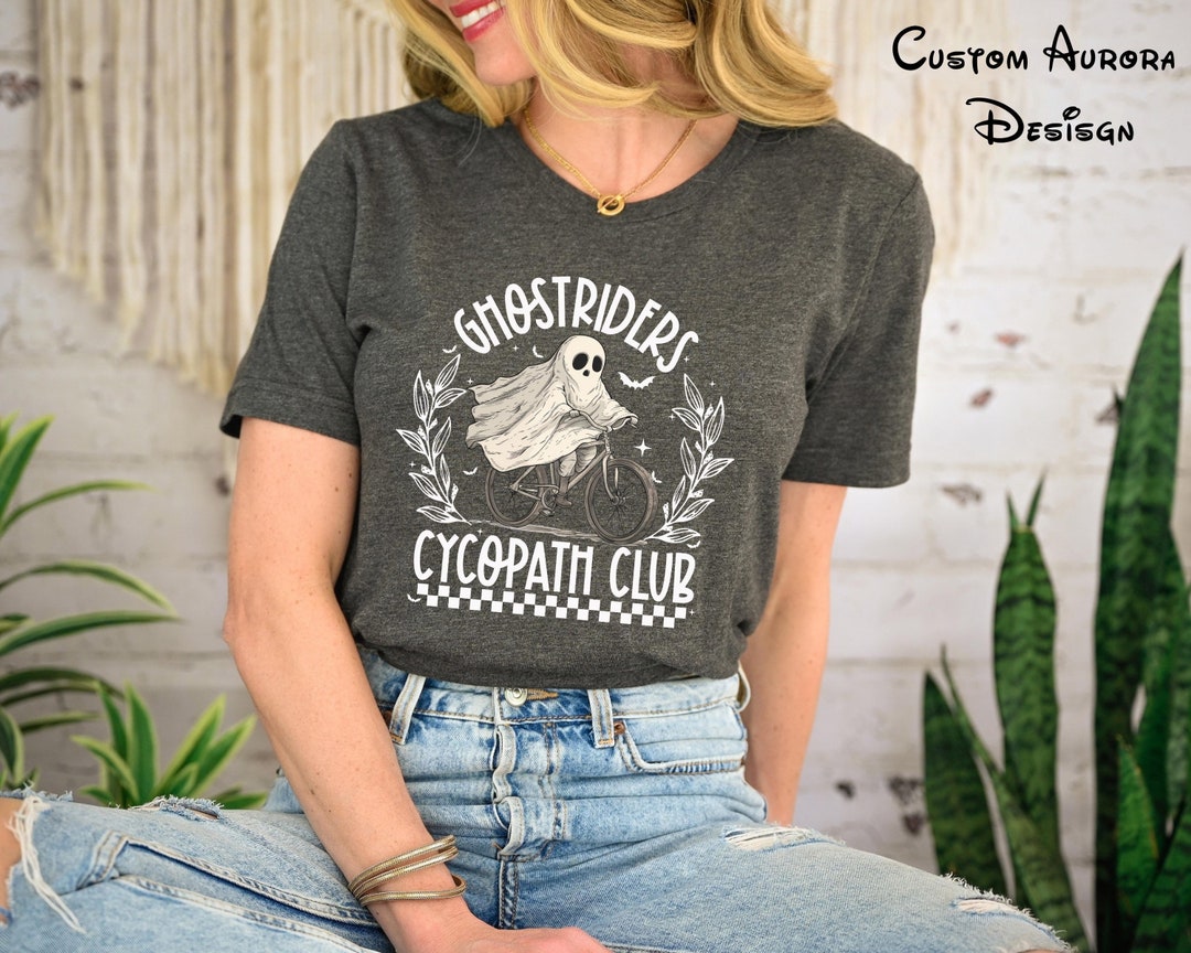 Ghost Rider Cycopath Club Shirt, Halloween Ghost Shirt, Spooky Season ...