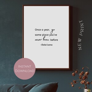 Once a Year, Travel, Quotes, Inspiration, Wall Art, Printable ...
