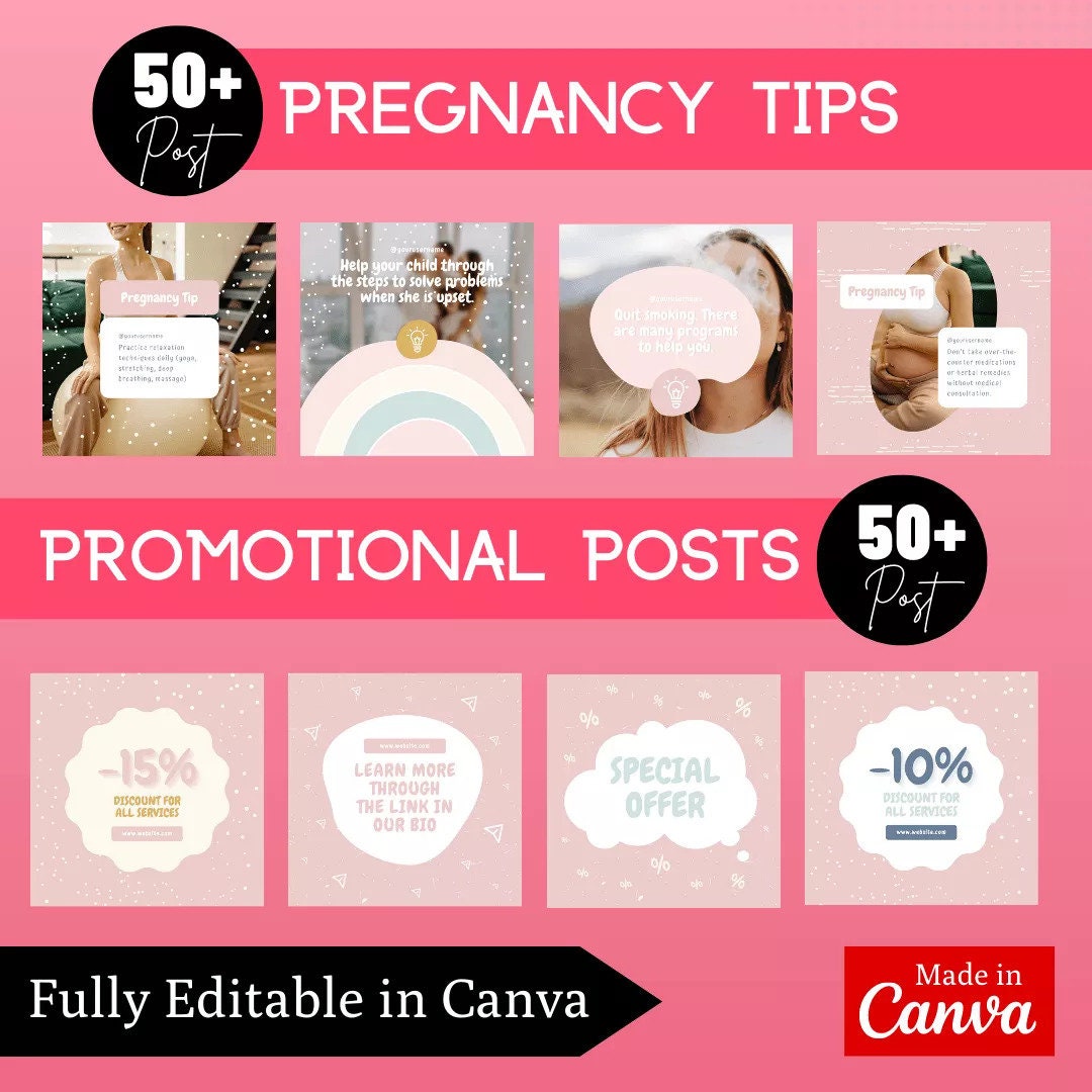 Birth Plan Template, Instagram Templates, Pregnancy and Maternity ...