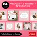 Birth Plan Template, Instagram Templates, Pregnancy and Maternity ...