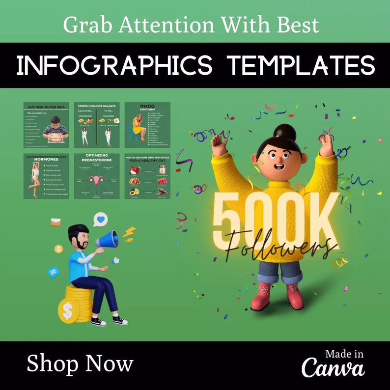 Human Nature Canva Templates, Infographic Ready to Post, Canva Editable ...