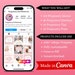 Birth Plan Template, Instagram Templates, Pregnancy and Maternity ...
