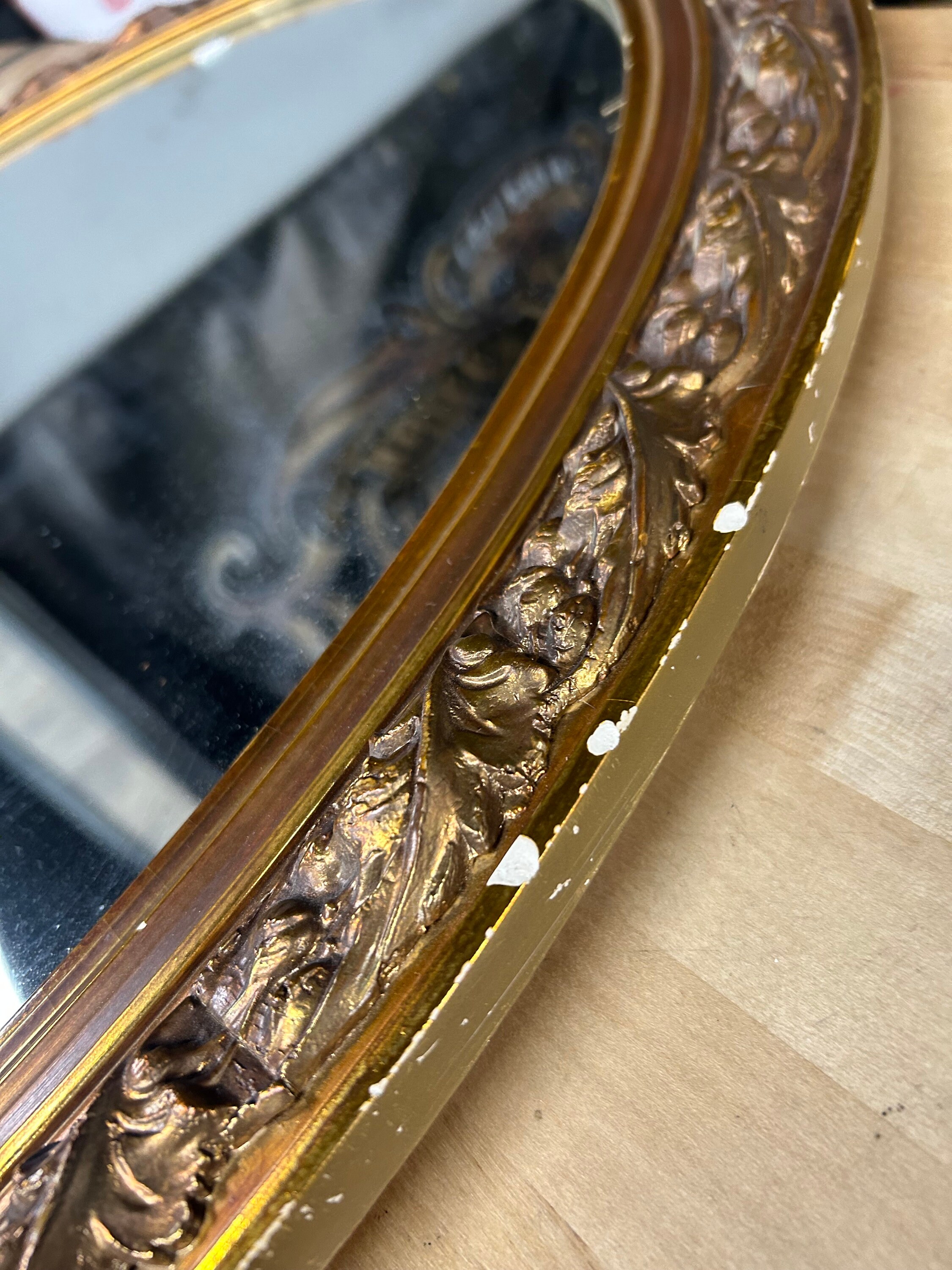 Vintage Gold Wall Mirror - Etsy