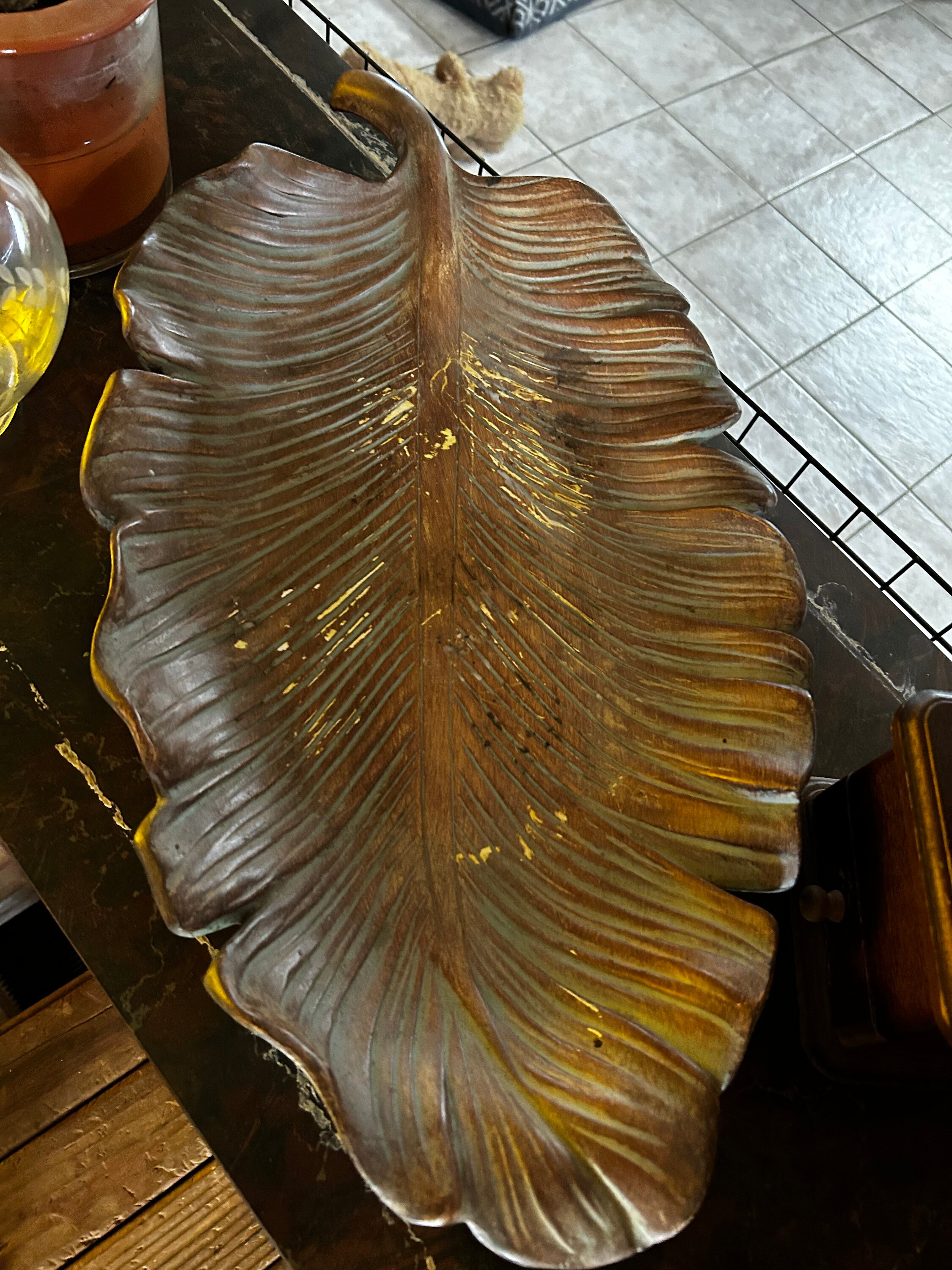 Ceramic Leaf Tray - Etsy