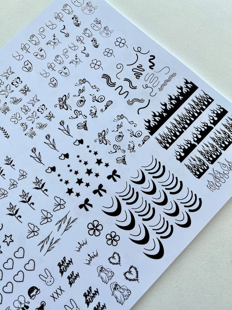 Whimsical Wonders Printable Nail Designs Nail Stamp Plate Nail Art ...