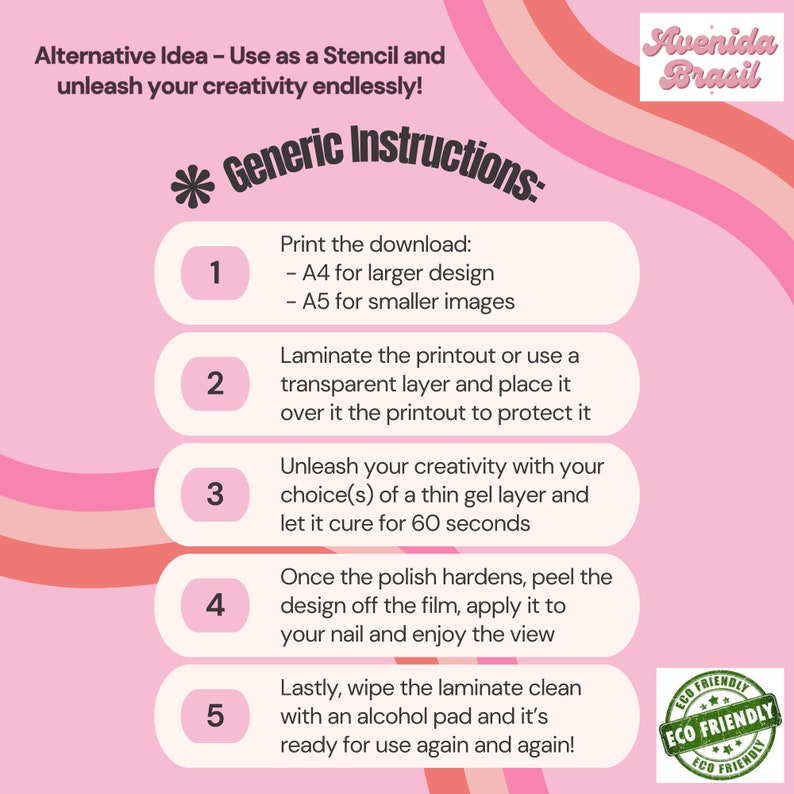 Stencil Bundle Book 1 15 Printable Designs Nail Stamp Plate Nail Art ...