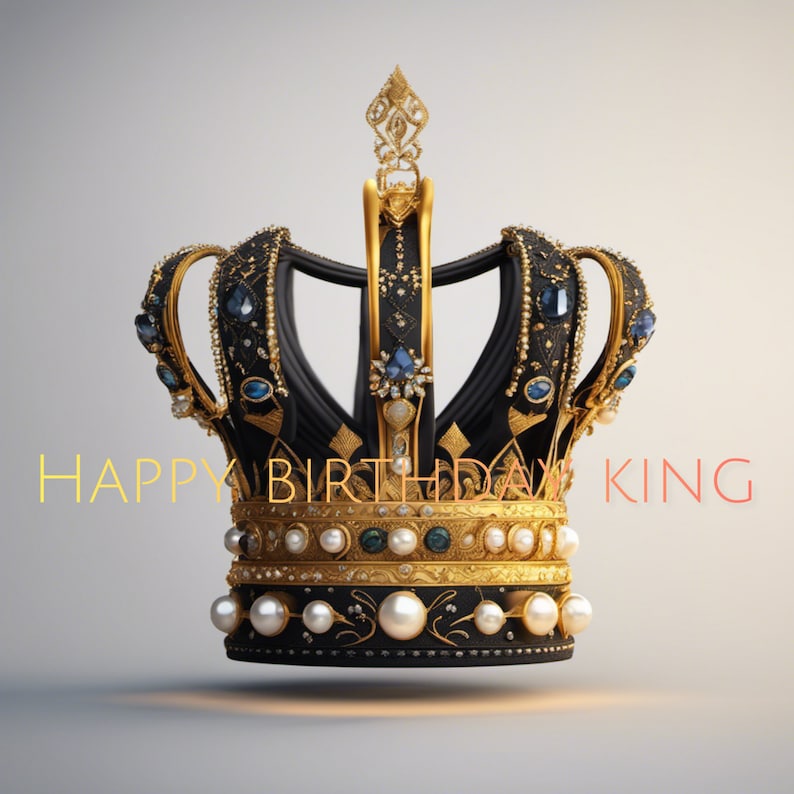Happy Birthday King - Etsy
