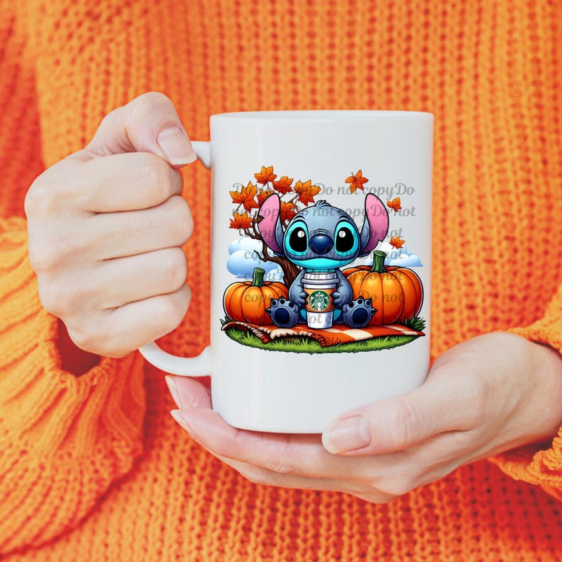 Autum Stitch Fall Autumn PNG, Stitch Digital Png - Etsy