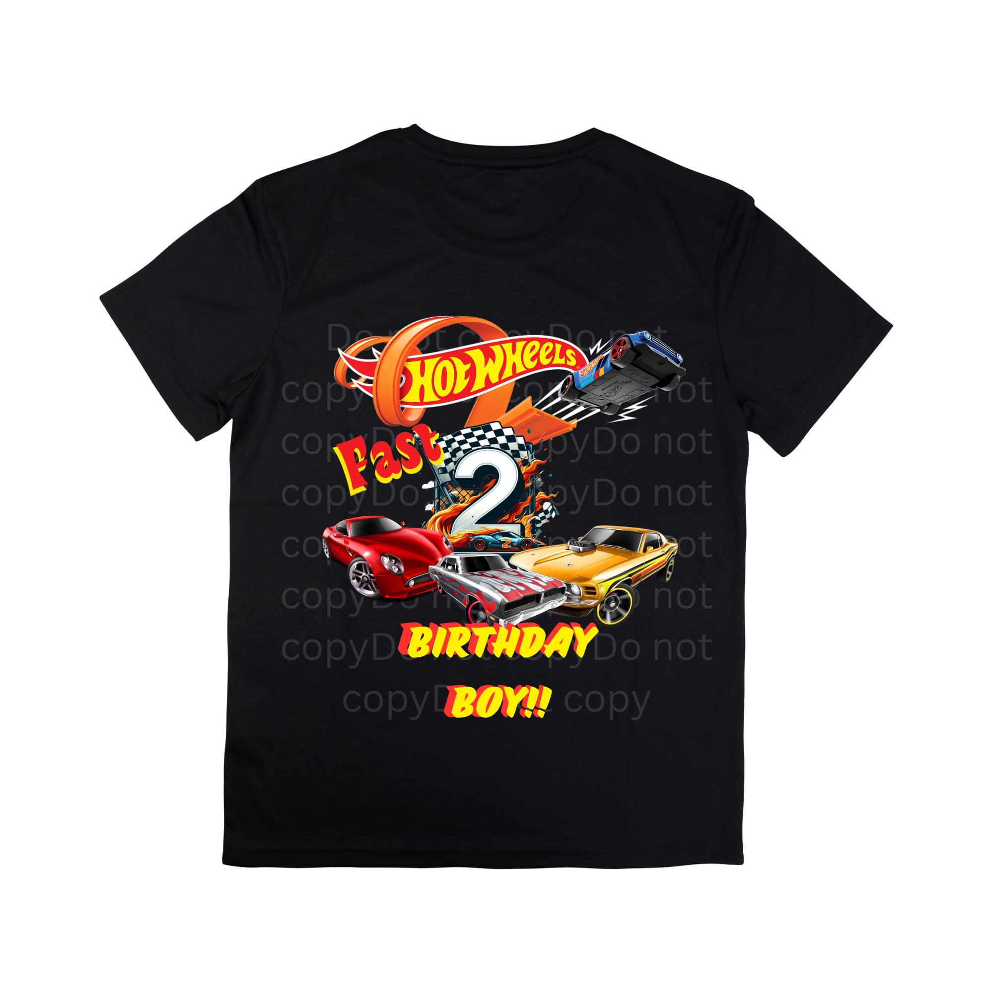 Hot Wheels Number 2 T-shirt Design DIGITAL FILE - Etsy