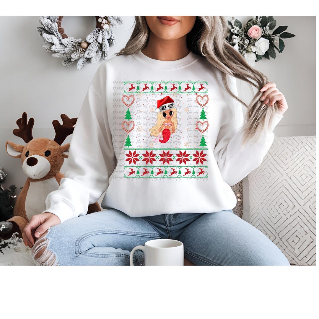 Karol G Christmas Ugly Sweater Digital PNG - Etsy