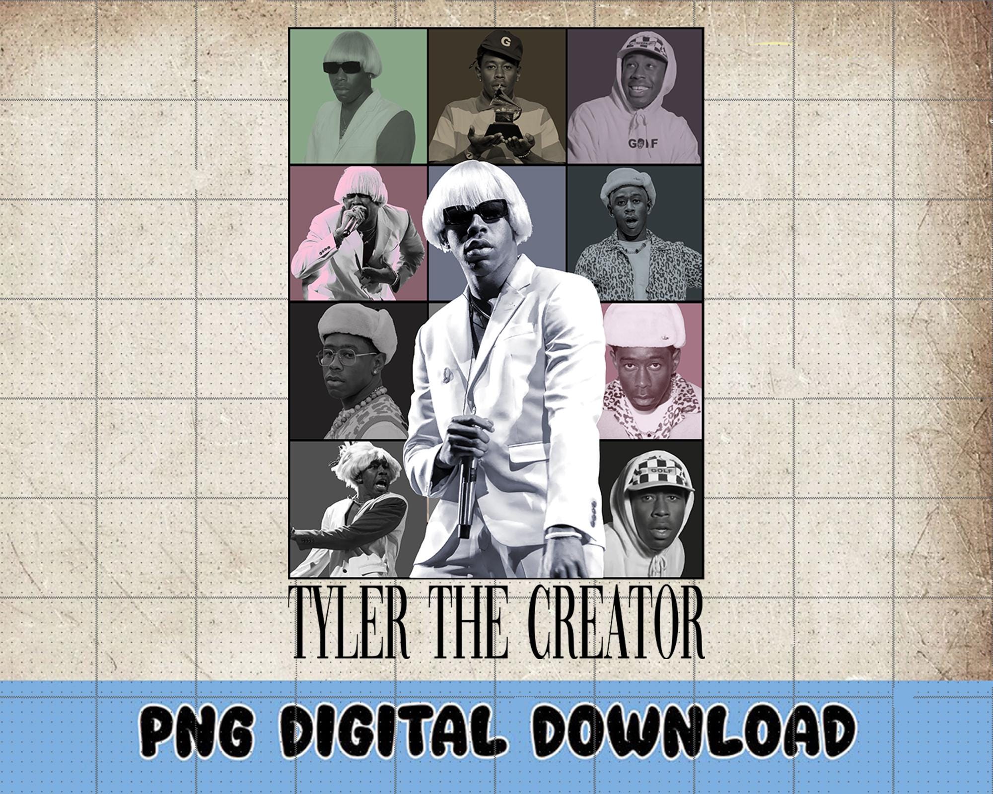 Vintage Tyler the Creator Png, Tyler the Creator Rap Singer Digital ...