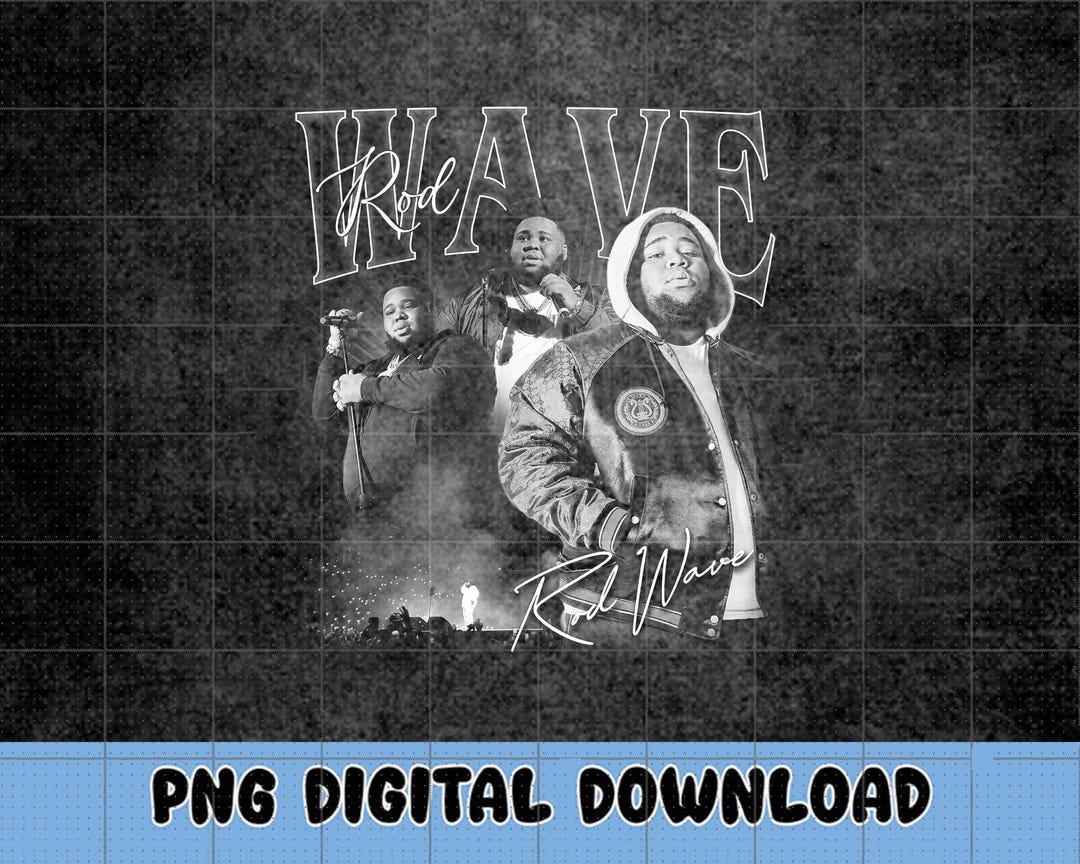 Rod Wave Nostalgia Png File, 90s Rap Music, Rapper Rod Wave Tour Design ...