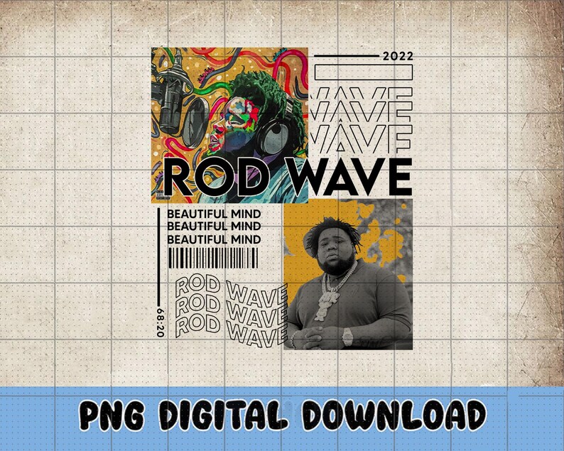 Rod Wave Nostalgia Png File, 90s Rap Music, Rapper Rod Wave Tour Design ...