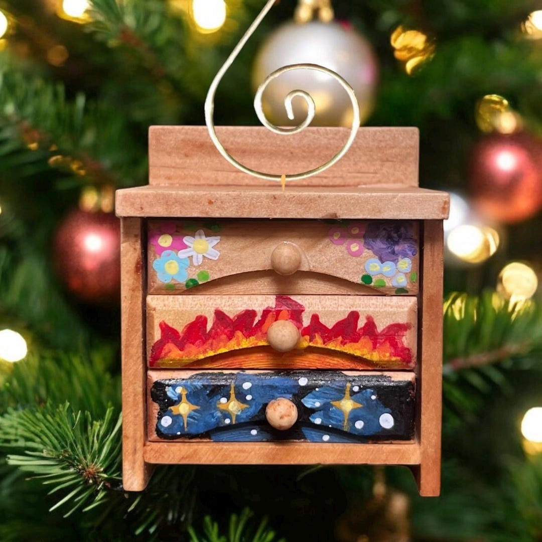 ACOTAR Inspired Christmas Dresser Ornament - Etsy