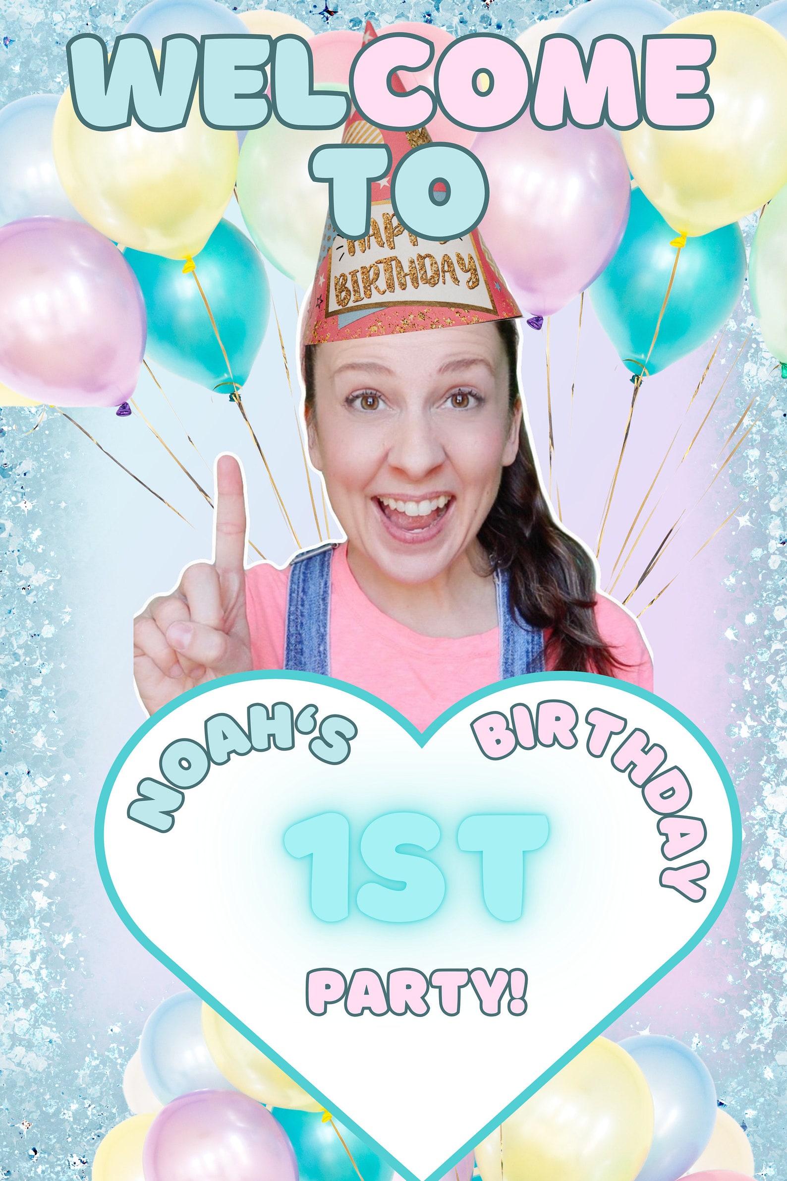 Ms Rachel Welcome Sign, A1 Size, Ms Rachel Birthday Party, Ms Rachel ...