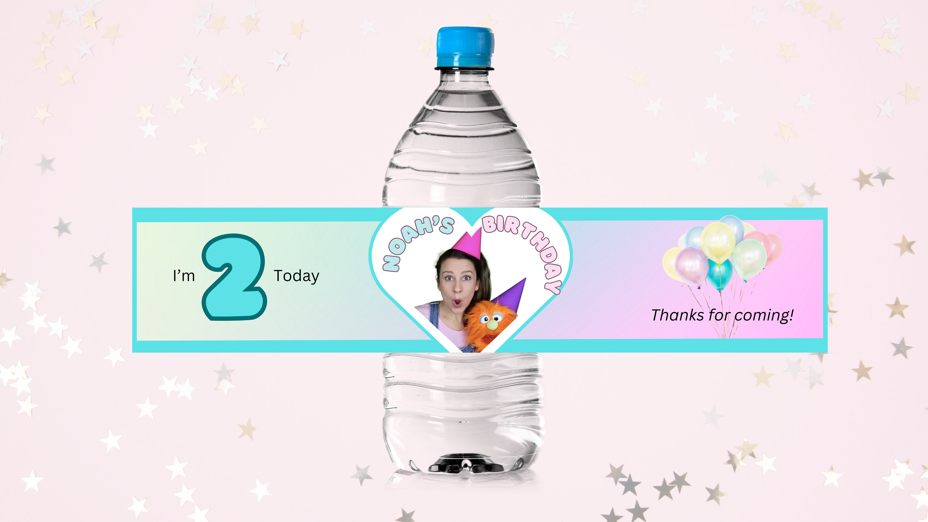 Ms Rachel Water Bottle Labels, Ms Rachel Birthday Labels, Water Bottle ...