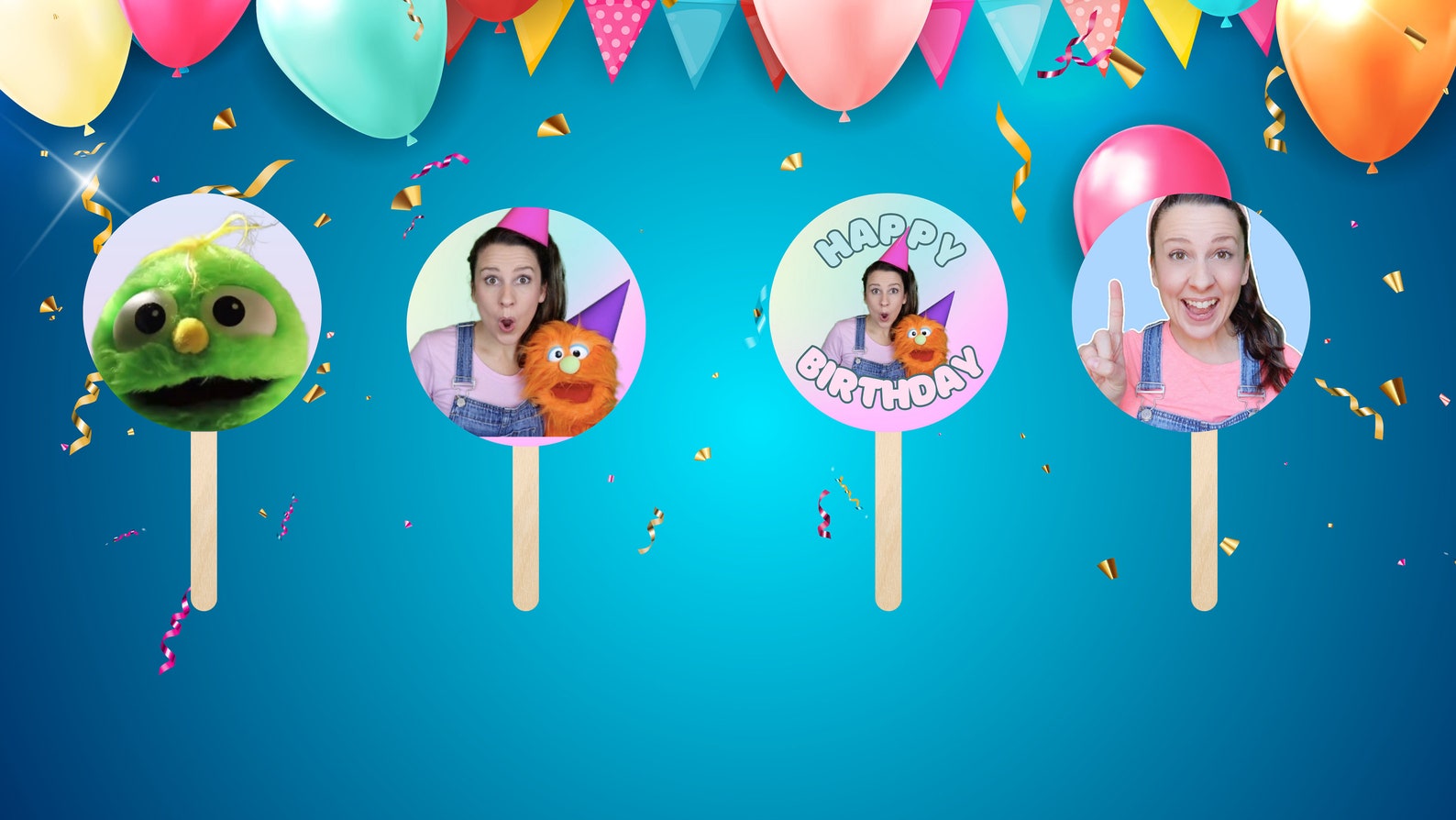 Ms Rachel Cupcake Toppers, Instant Digital Download, Ms Rachel Birthday ...