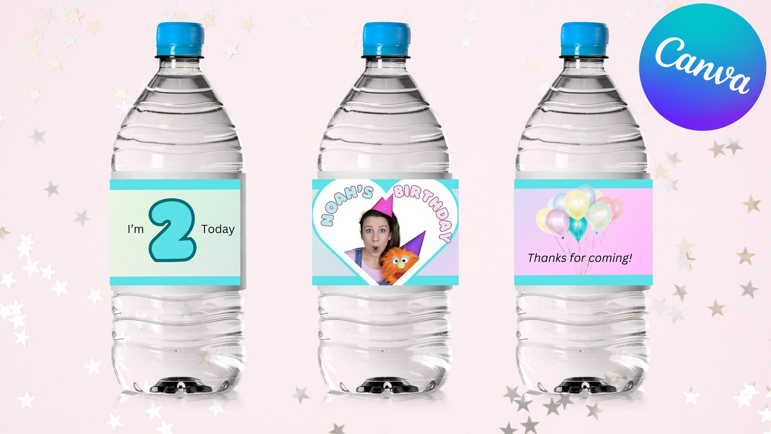 Ms Rachel Water Bottle Labels, Ms Rachel Birthday Labels, Water Bottle ...