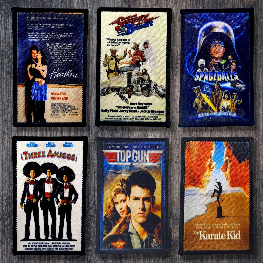 PATCHES - 1970s and 1980s Iconic Movies - Etsy