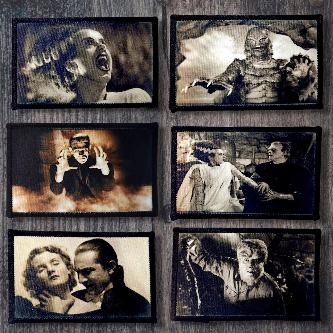PATCHES - Classic Universal Horror Monsters - Etsy