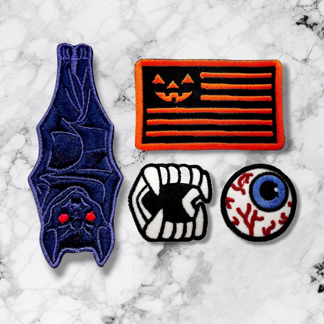 Iron on PATCHES - Spooky Halloween - Etsy