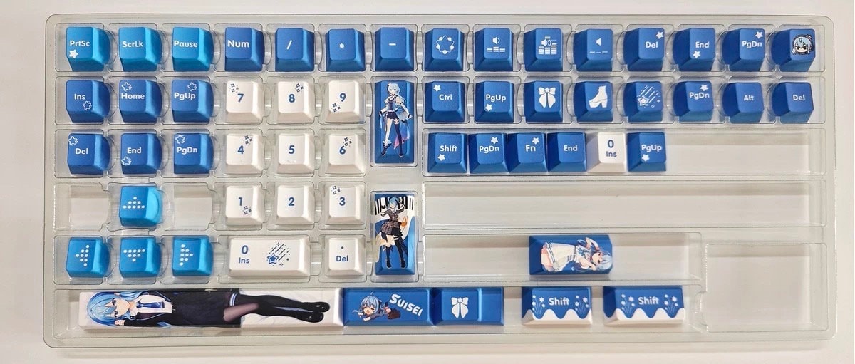 Hololive Hoshimachi Suisei PBT 132keys Keycaps for Mechanical - Etsy
