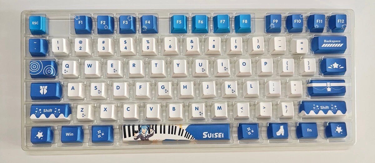 Hololive Hoshimachi Suisei PBT 132keys Keycaps for Mechanical - Etsy