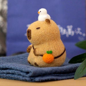 Finished Felt Wool Capybara|gifts for Friends|mother's Day Gifts ...