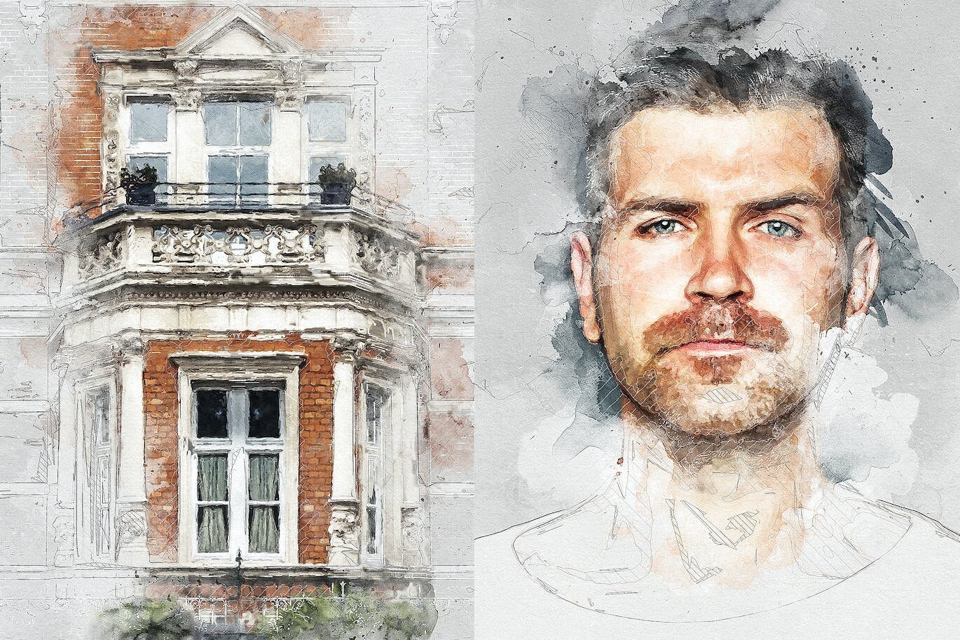 Mixed Media Photoshop Action || Photo Editing Tools, Photoshop Addon ...