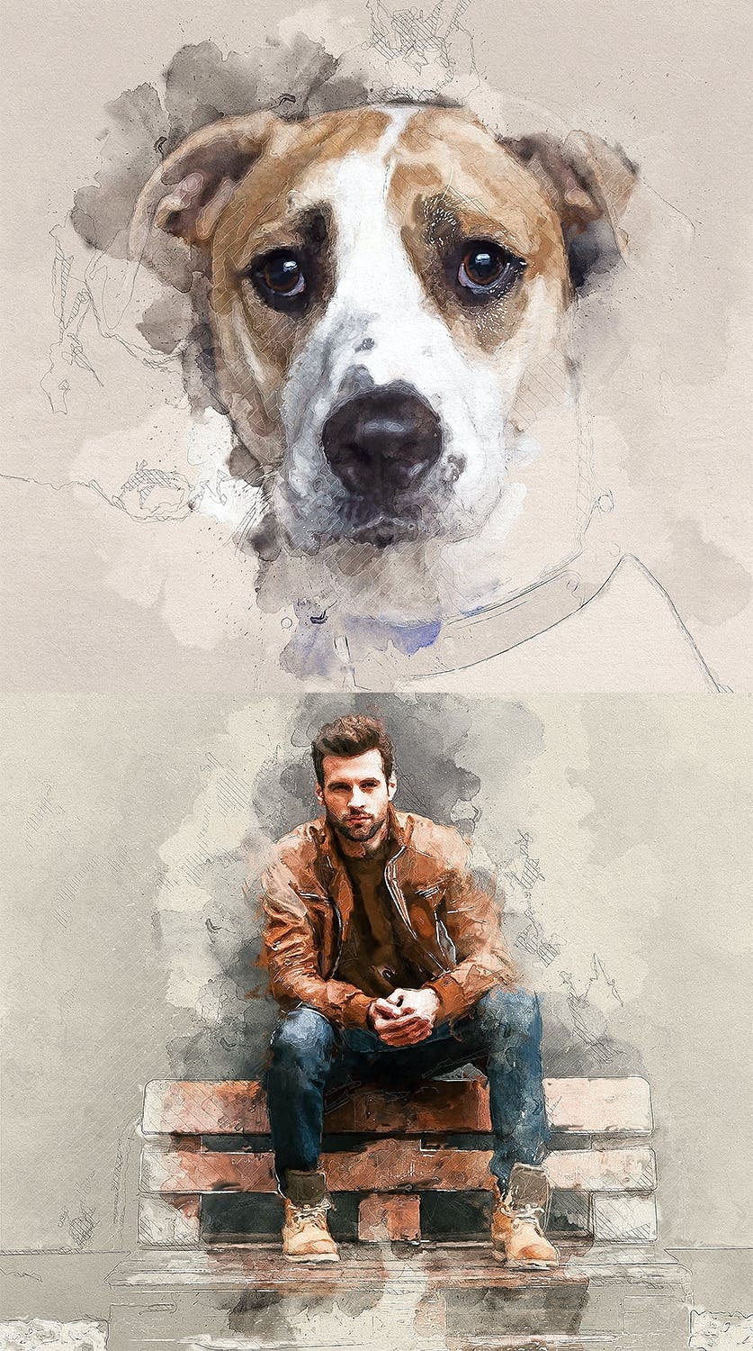 Mixed Media Photoshop Action || Photo Editing Tools, Photoshop Addon ...